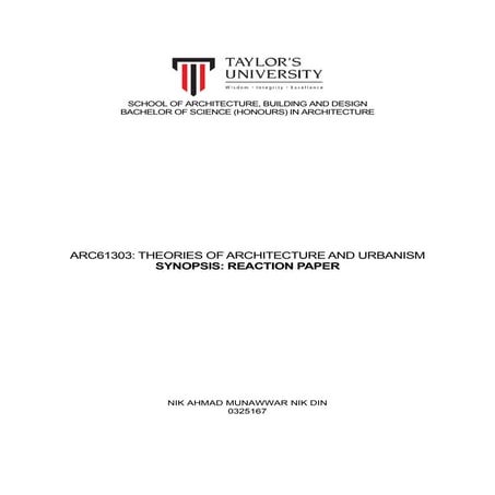 Body, Memory & Architecture | DOCX