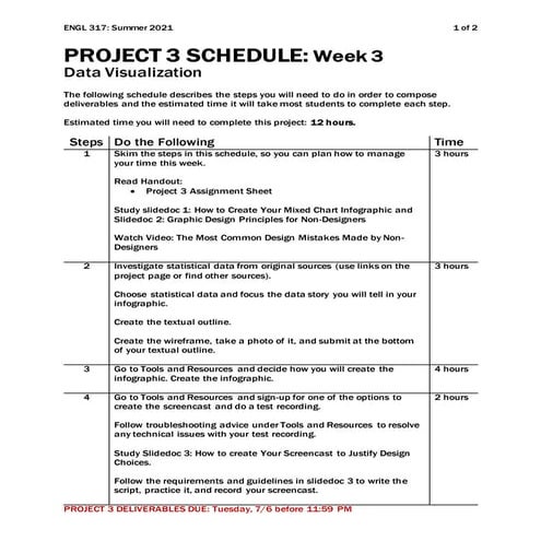 Project1 schedule steps_engl317_summer2021 | DOCX