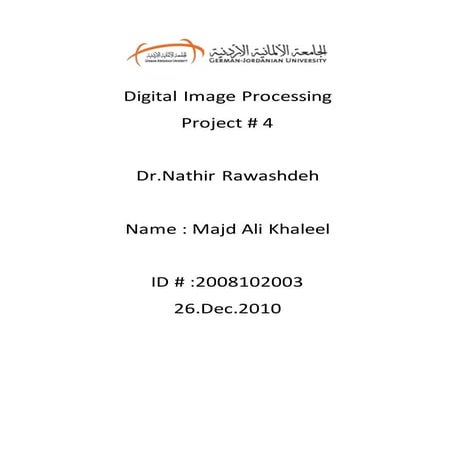 Image Processing using Matlab ( implement sub sampling and re sampling functions ) | DOCX