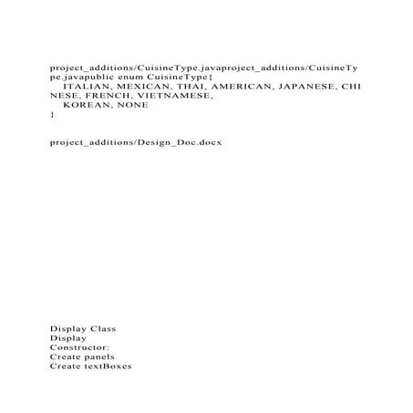1 PROBLEM You are to design and implement a Menu class.docx