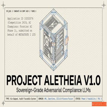 Aletheia / Sovereign-Grade Adversarial Compliance LLMs | PDF