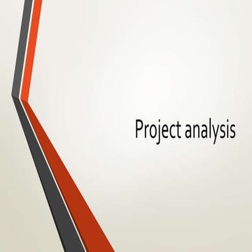 Project analysis | PPT