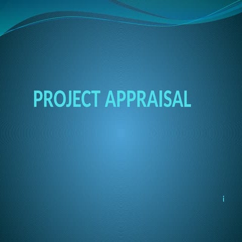 PROJECT APPRAISAL final 222222222222.pptx