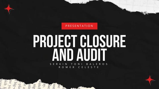 Final Class Presentation on Project Audit and Closure.ppt