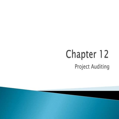 Project auditing | PPT
