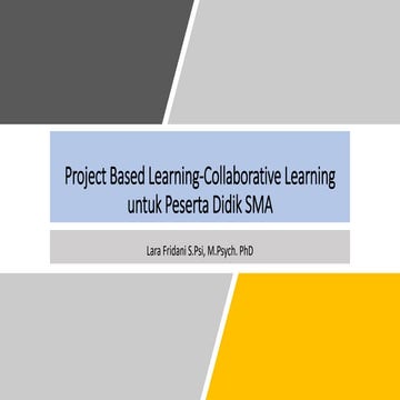 Project Based Learning-collaborative learning oleh Lara Fridani.pptx | Free Download