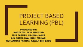 Introducing Project Based Learning | PPT