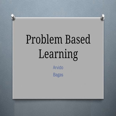 PJBL Project Based Learning Education Type | PPTX