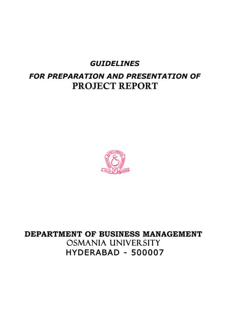 The Preliminary Project Report | PDF