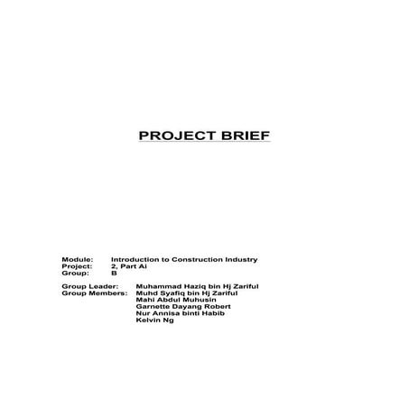 Bus Comm Project Brief | DOC