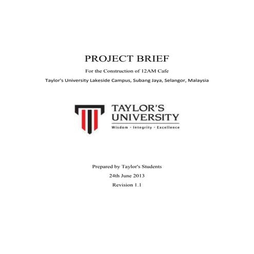 Project brief | DOCX