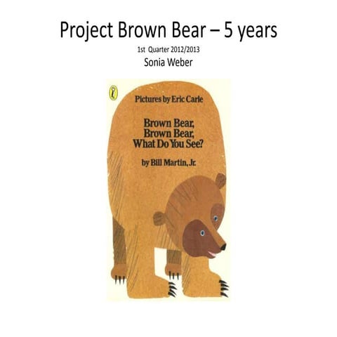 Project brown bear – 5 years | PPTX