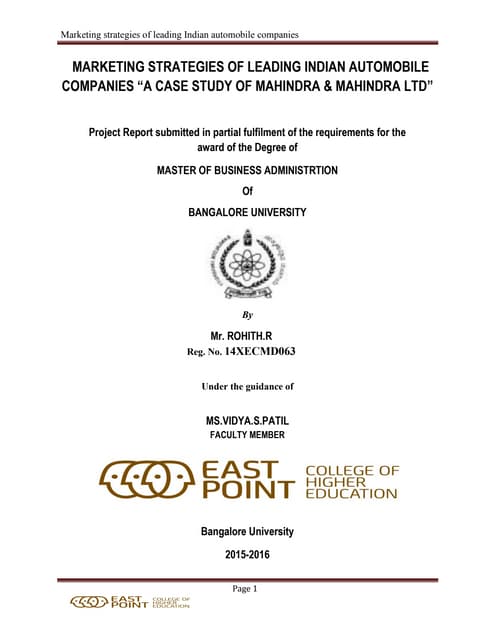 Marketing mix of ashok leyland | PPT