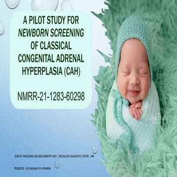 PROJECT CAH NEWBORN SCREENING DBS SPECIMEN COLLECTION AND HANDLING dr ...