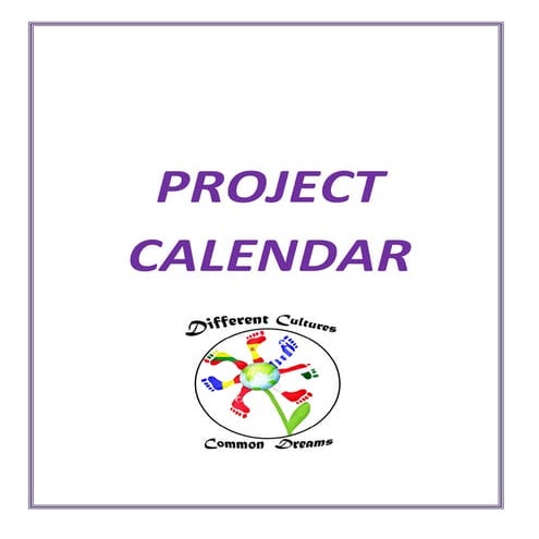 Project calendar | PDF