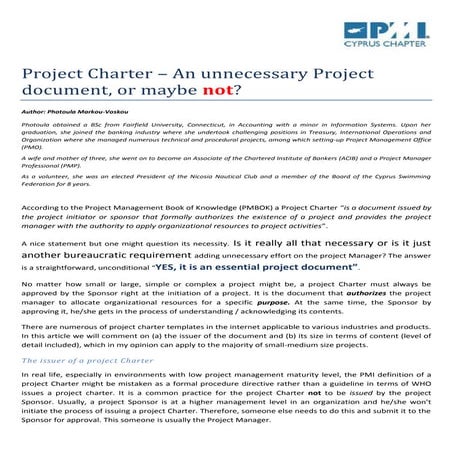 Sample project-charter | DOC