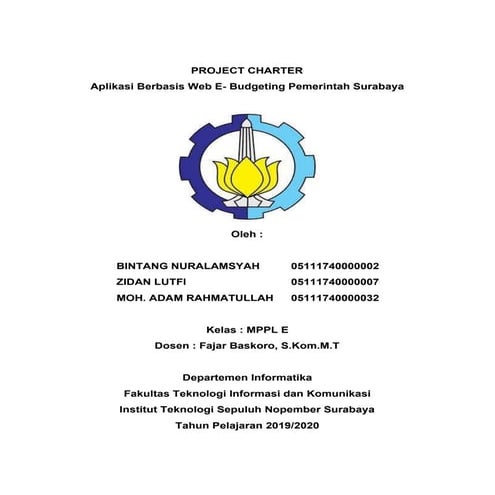 Project charter | PDF