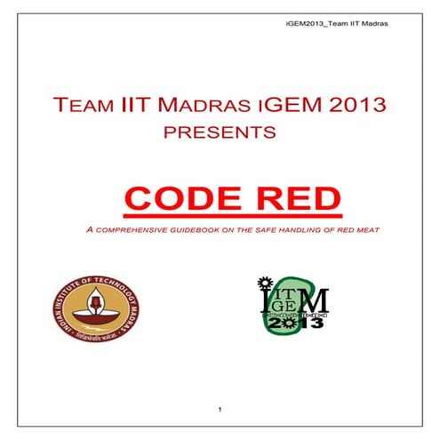 Project code red guidebook | PDF