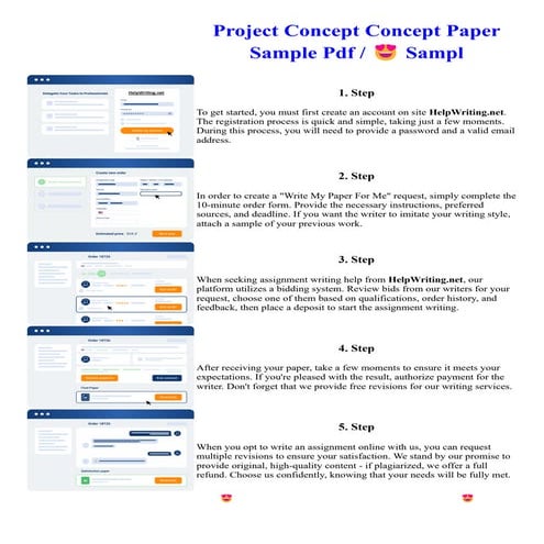 Project Concept Concept Paper Sample Pdf Sampl | PDF