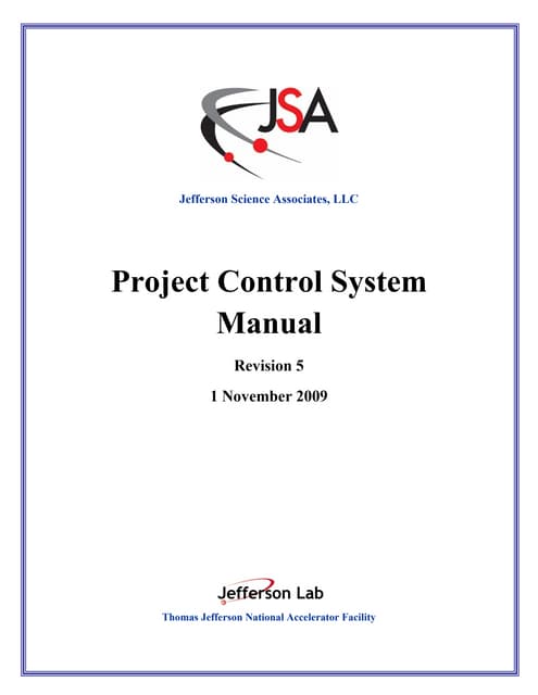 Project Control- Overview Presentation Tafseer | PPT