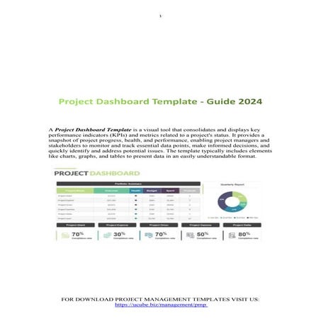 Project Dashboard Template - Guide 2024.docx