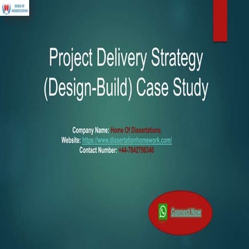 Project Delivery Strategy (Design-Build) Case Study.pptx