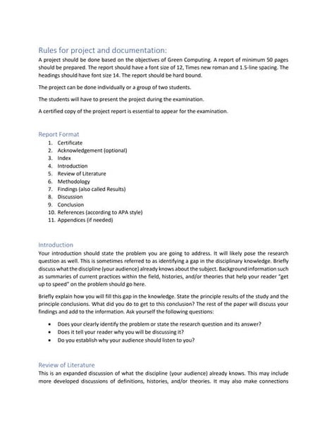 How To Write Your Project Documentation | Ppt