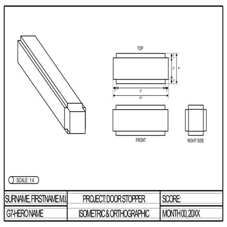 Project Door Stopper for Grade 7 Civil Technology | PPTX