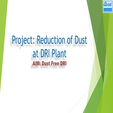 Project Dust Reduction from dri junction houses.ppt