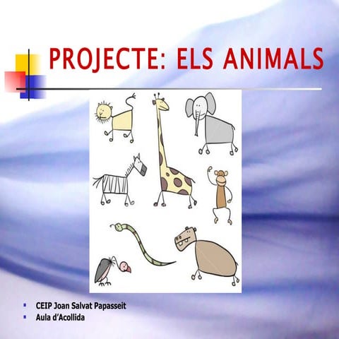 Projecte Animals Fitxes | PPT