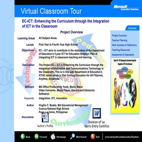 Project ec ict | PPT