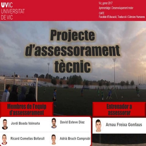 Boada, Bruch, Comellas, Esteve, Freixa (2017). Projecte d'assessorament ...