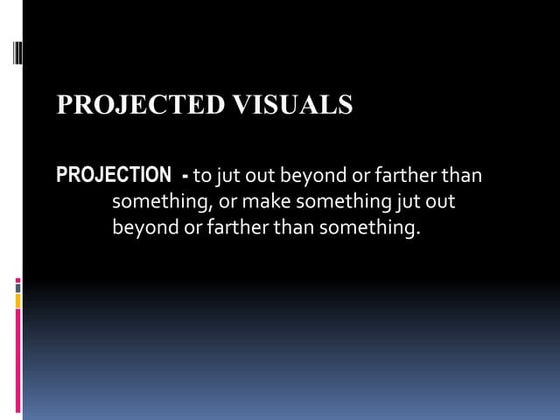 Lesson 10: Projected Media | PPT