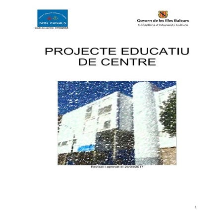 Projecte Educatiu Centre | PDF