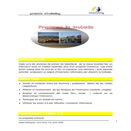 Projecte E Twinning | PDF