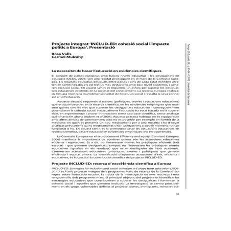 Projecte integrat includ-ed | PDF