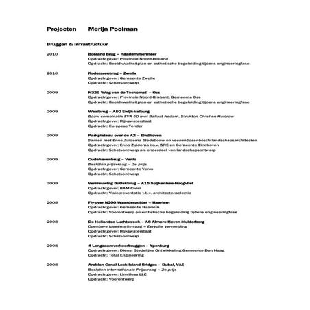 Projecten merijn poolman 101004 | PDF