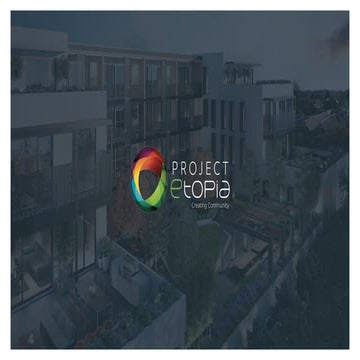 Cheshire RESI: Joseph Daniels, chief executive, Project Etopia | PDF