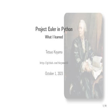 Project Euler in Python | PDF