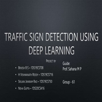 traffic sign detection using deep learning.pptx
