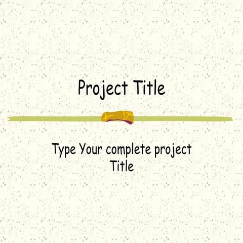 Project Review ppt template | PPT
