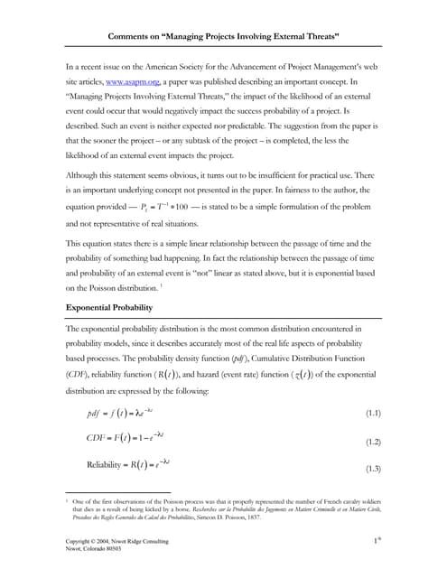 10 causes of project failure. | PPTX