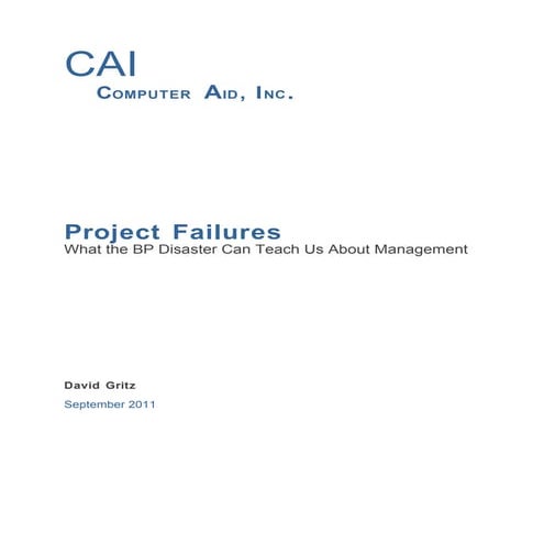 Whitepaper: Project Failures | DOC