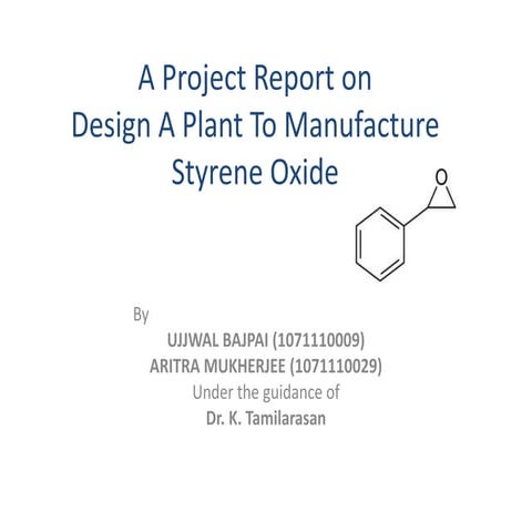 Styrene Oxide : A Brief Reiew | PPTX