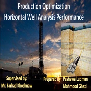 Production Optimization: Horizontal Well Analysis Performance | PPTX