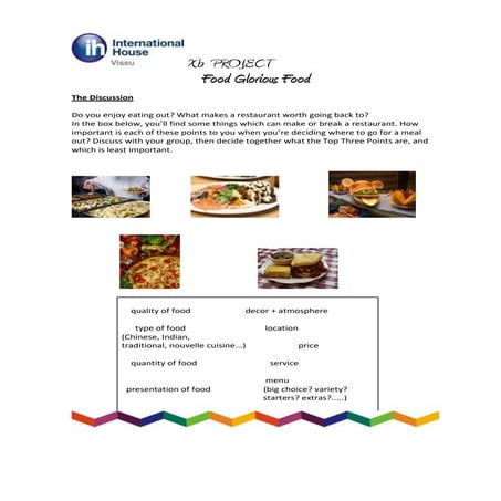 Restaurant web quest | PPT
