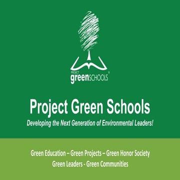 Project Green Schools 2017 | PPTX