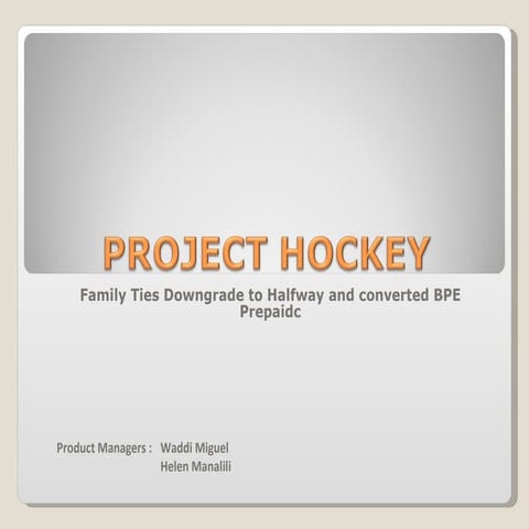 PROJECT HOCKEY | PPT