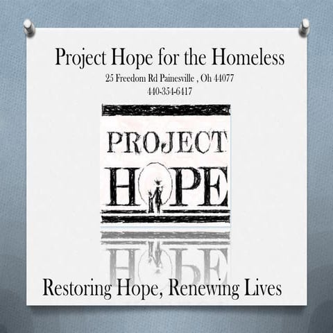 Project Hope for the Homeless Media Kit | PPTX