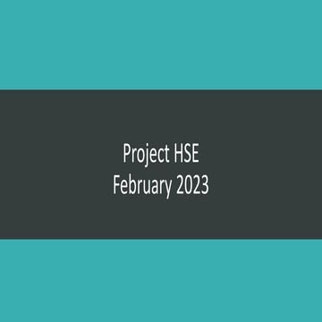 Project HSE Progress .pptx